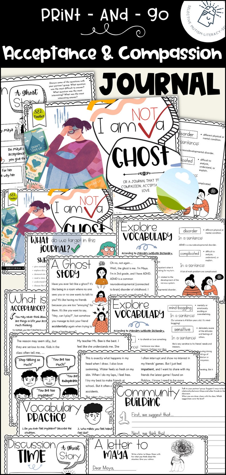 Neurodivergent Pride ADHD Acceptance ADHD Workbook for Kids ...