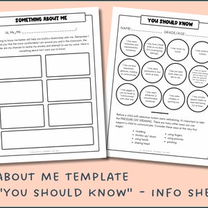 Selective Mutism Back to School Pack for Teachers Selective Mutism ...