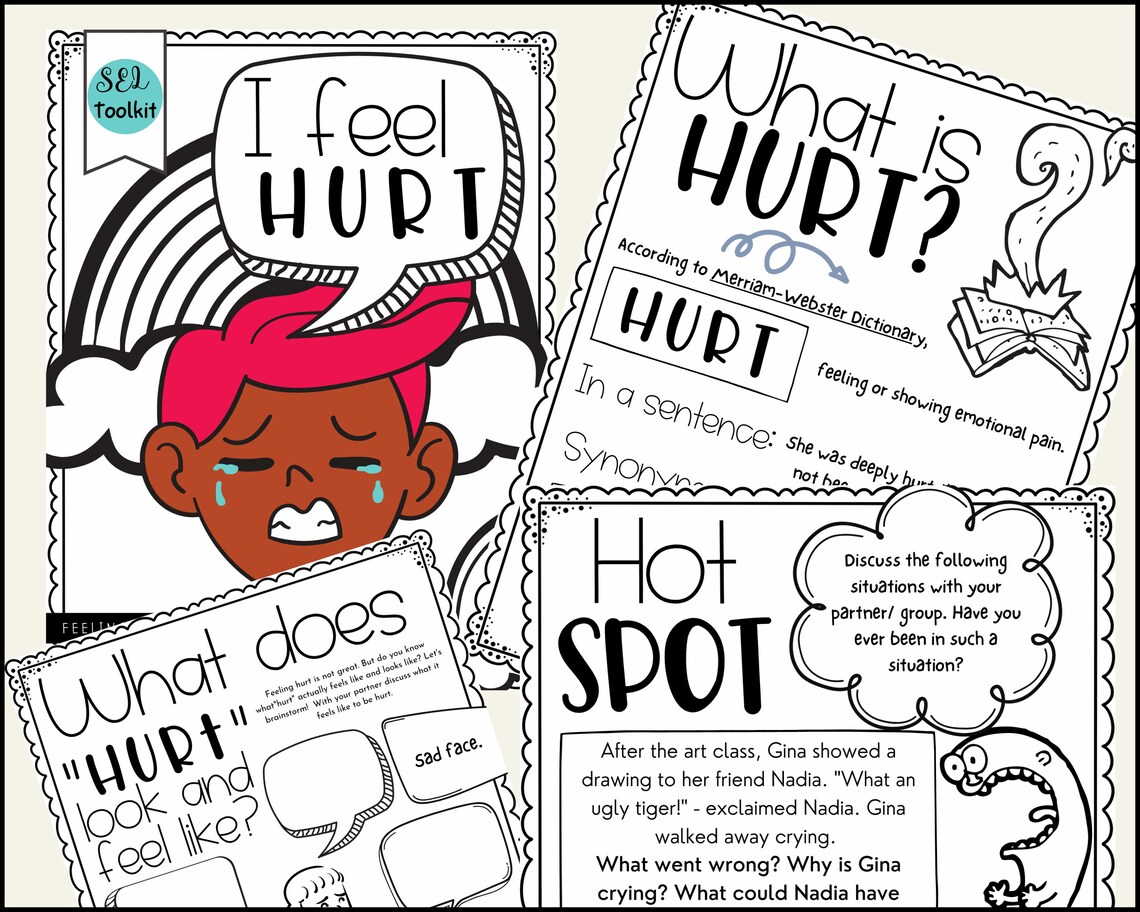 Feelings Printable Feelings Worksheets for Kids Feelings Journal for ...