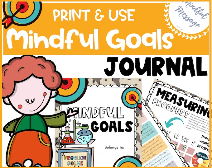 Kids Goals Planner Kids Goals Chart Back to School Goals Workbook Goals ...