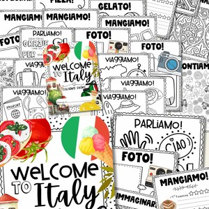 Kids Travel Journal Italy Coloring Pages Travel Activities Italy Travel ...