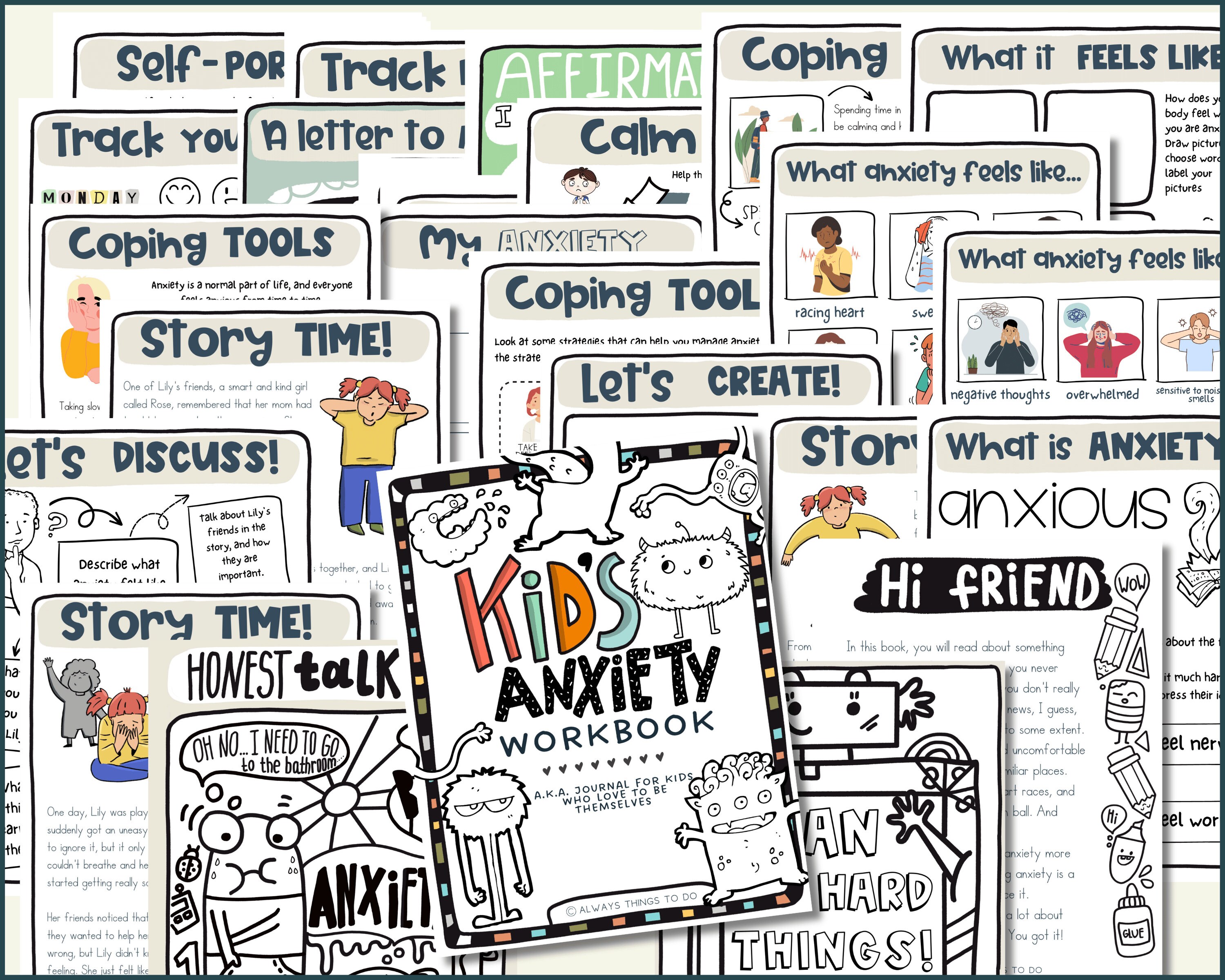 Kids Mental Health Printable Check in Mental Health Journal Kids Mental ...