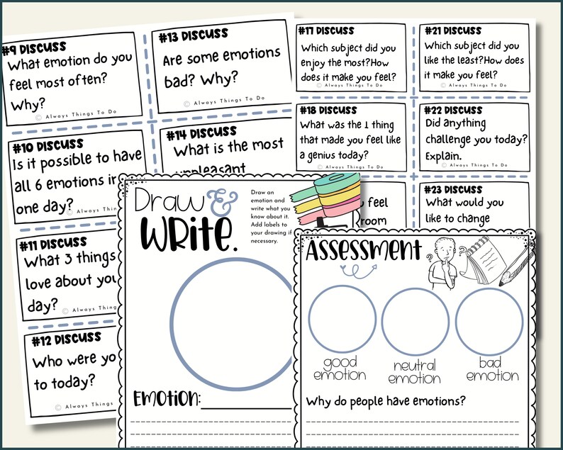 Emotions and the Body Kit Emotions Toolkit for Kids Feelings Pack Kids ...