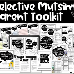 Selective Mutism Worksheets for Selective Mutism IEP 504 Goals for ...