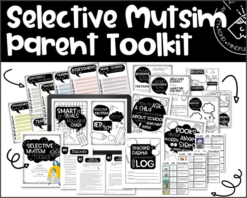 Selective Mutism Worksheets for Selective Mutism IEP 504 Goals for ...