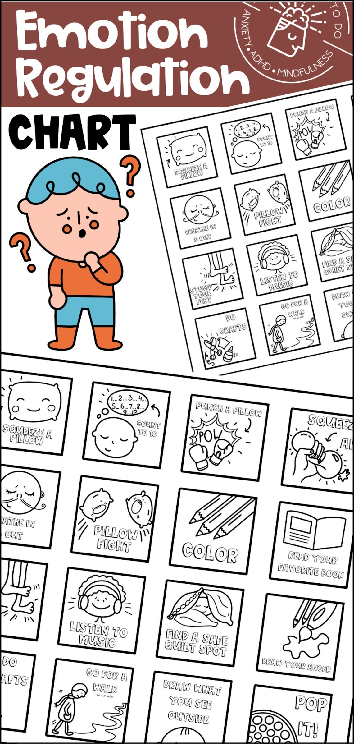 Emotional Regulation Poster for Kids Emotional Regulation Kids Chart ...