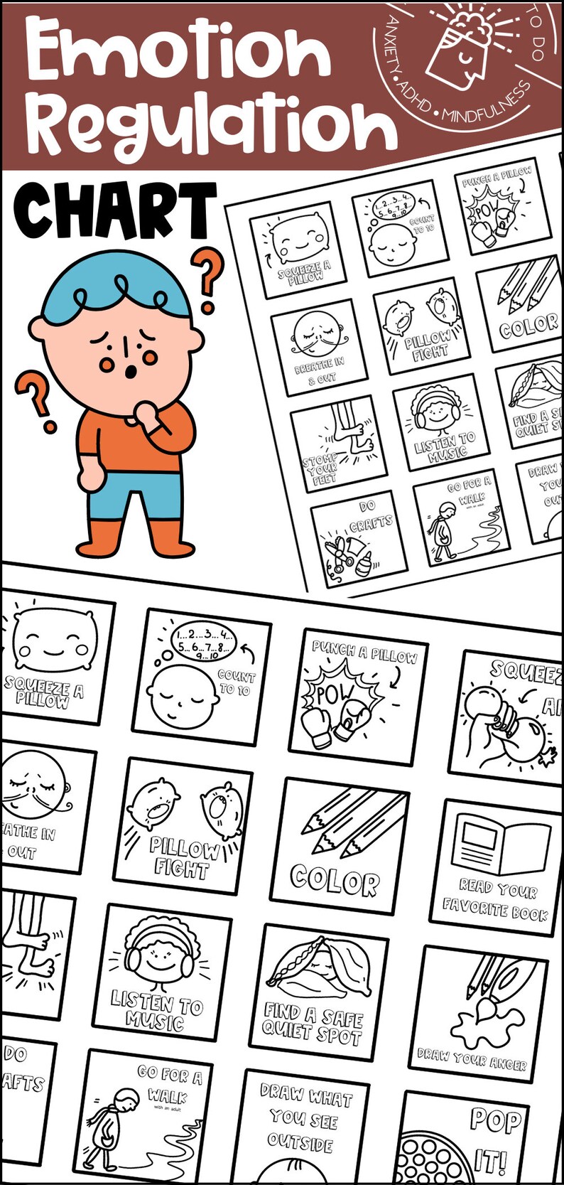 Emotional Regulation Poster for Kids Emotional Regulation Kids Chart ...