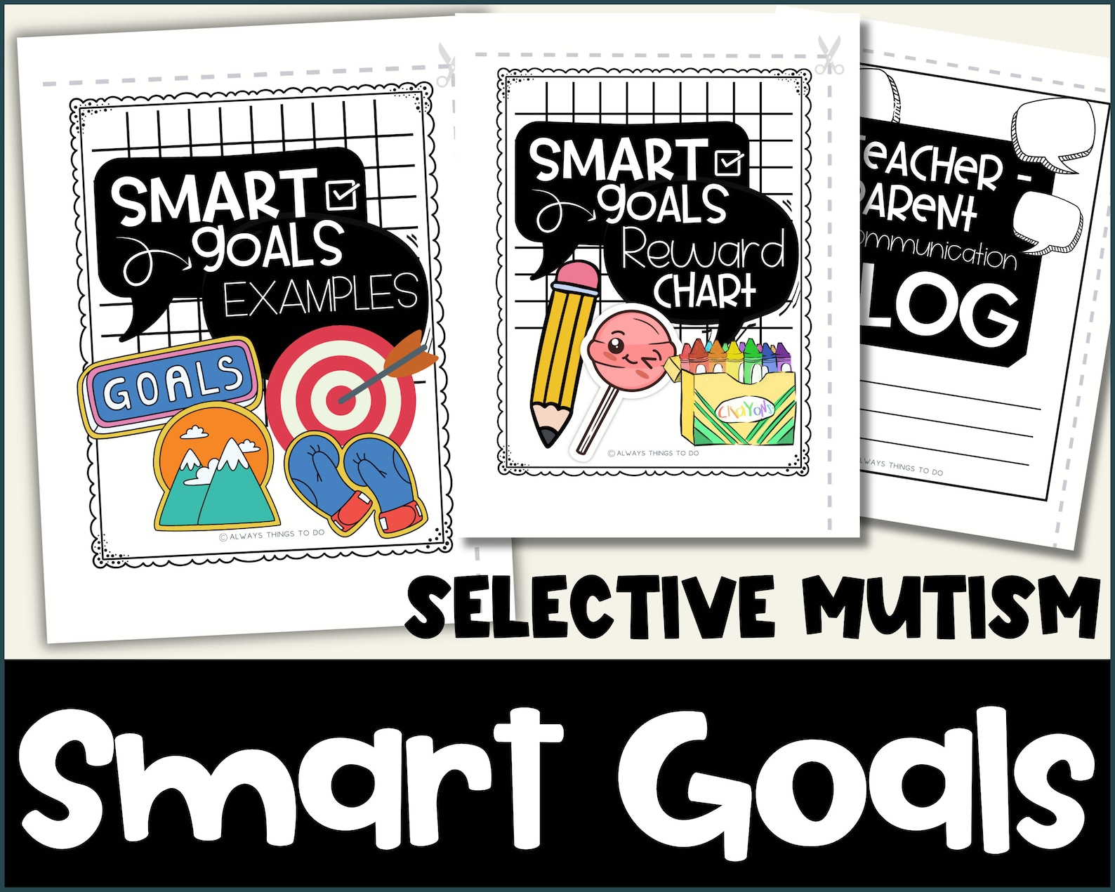 Selective Mutism Chart Selective Mutism Smart Goals Selective Mutism ...