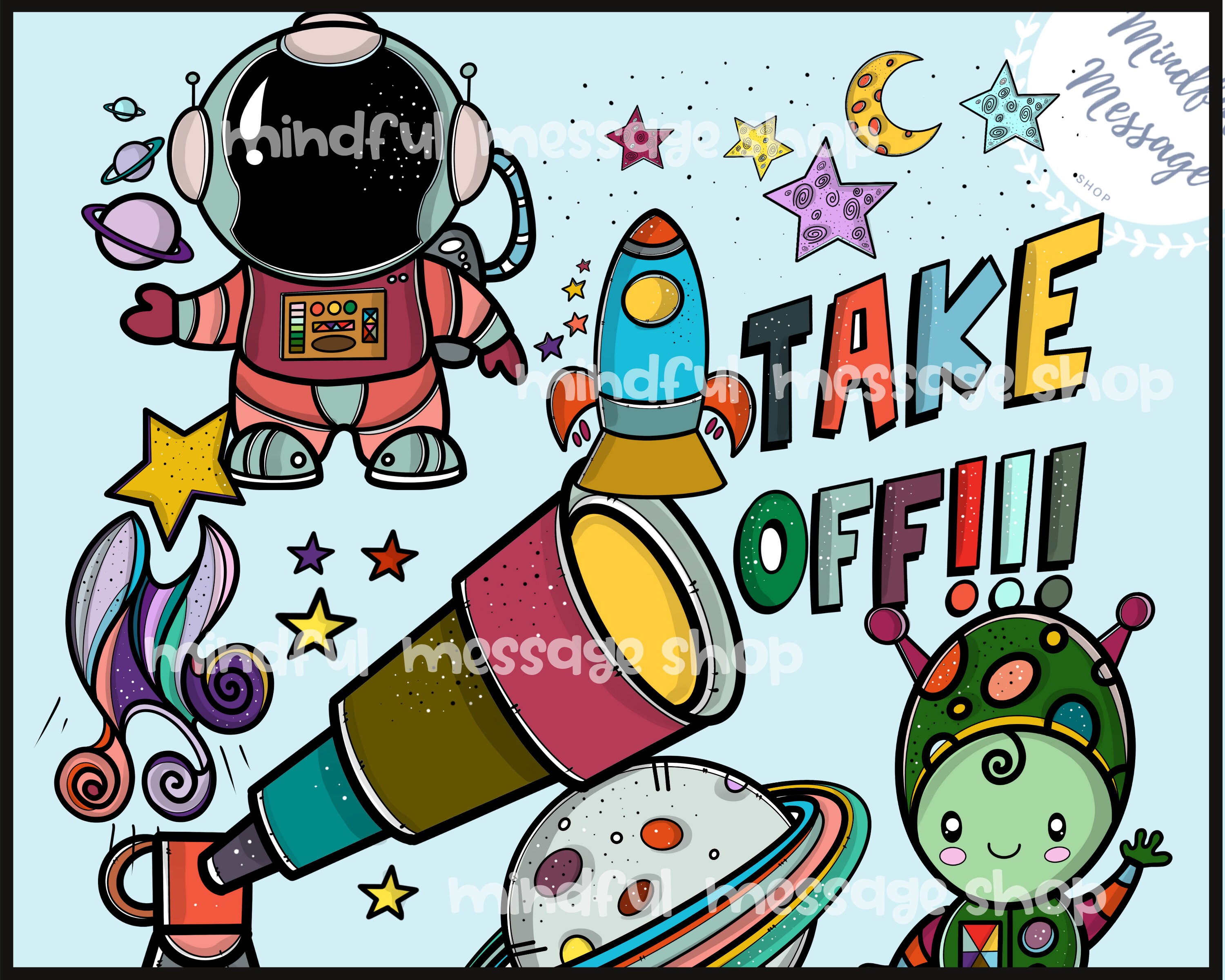Space Clipart Clipart Png / Transparent Background/ Black & - Etsy Ireland