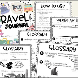 Travel Journal for Kids Travel Journal Printable Kids Travel Book ...