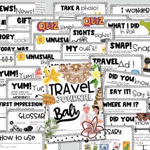 Travel Journal Kids Bali Kids Bali Travel Journal for Bali Kids Travel ...