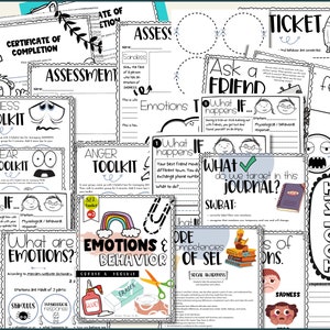 Emotions and the Body Kit Emotions Toolkit for Kids Feelings Pack Kids ...
