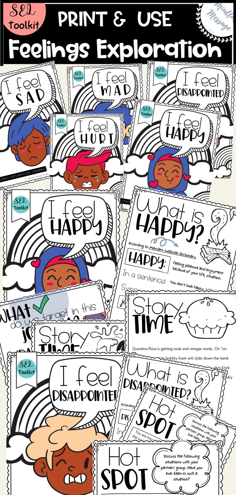 Feelings Printable Pack Feelings Journals Feelings Printables Feelings ...