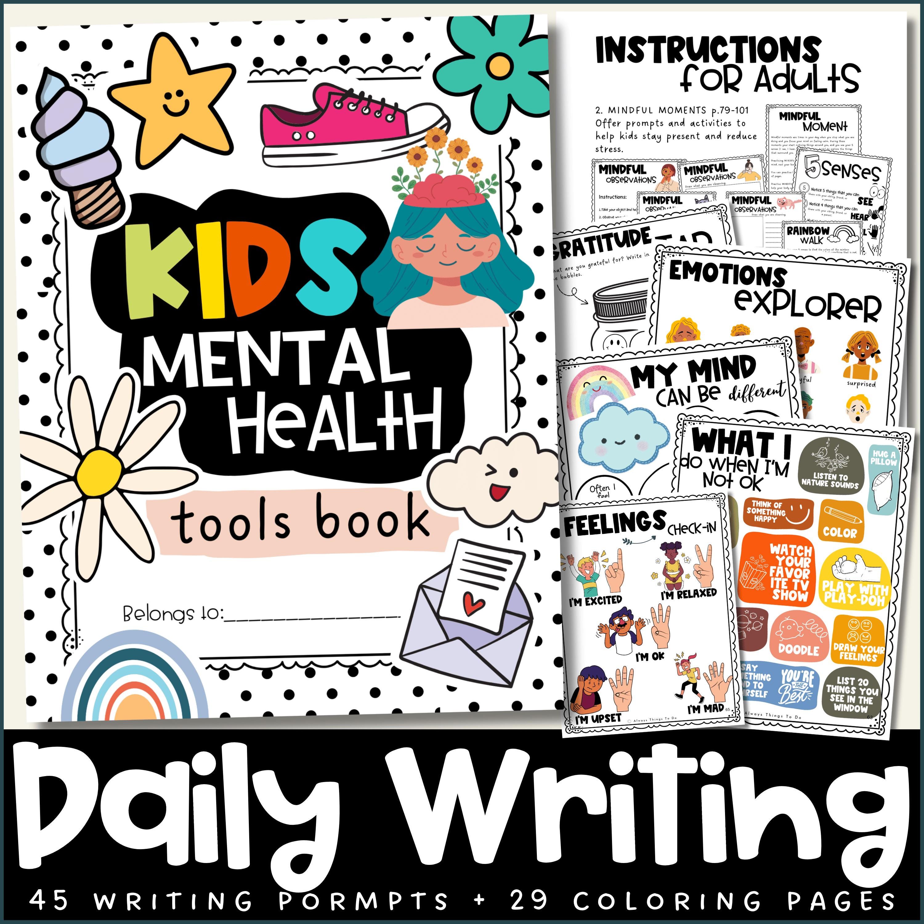 Anxiety Worksheet for Kids Worksheets for Anxiety Kids Journal for ...