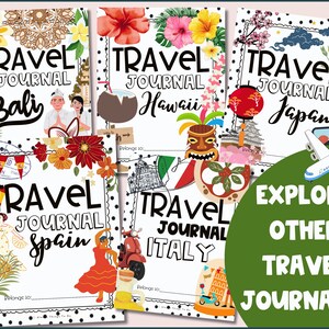 Travel Journal Printable Travel Journal for Kids Travel Book Activities ...