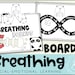 Breathing Board Breathing Cards Mindful Breathing Tool Mindful ...