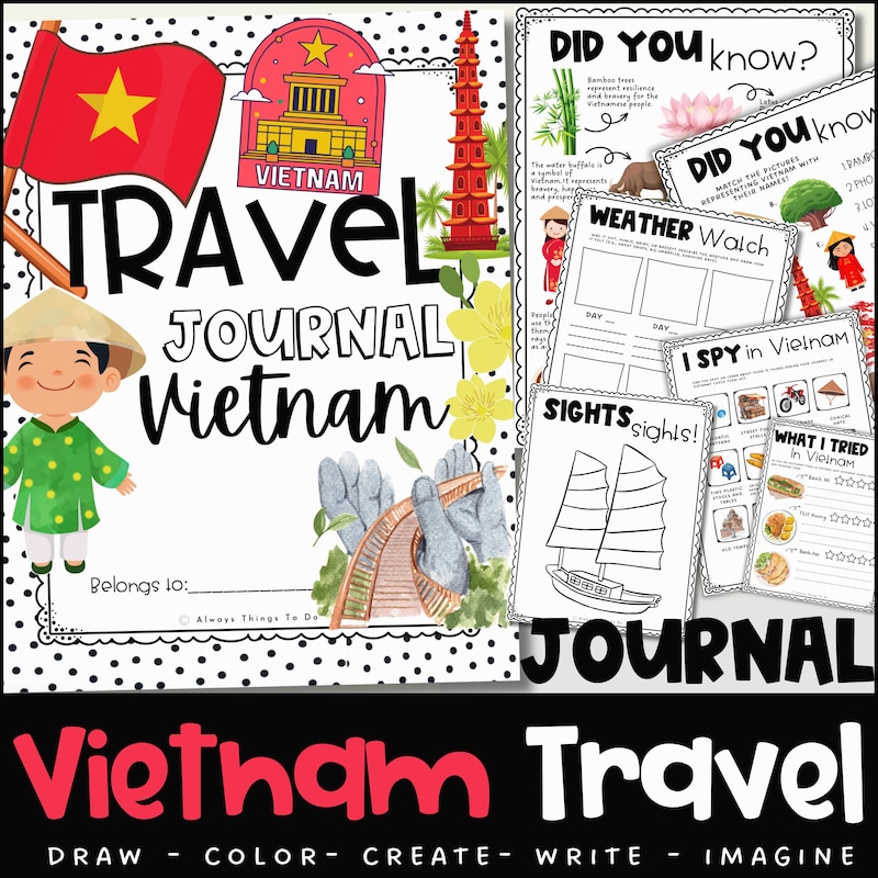Vietnamese Notebooks - Etsy