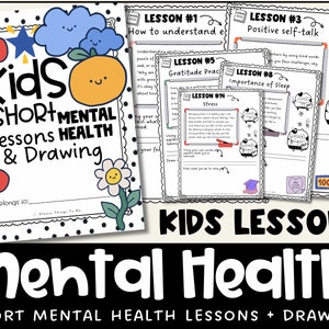 Kids Mental Health Check in Kids Mental Health Prints Kids Mental ...