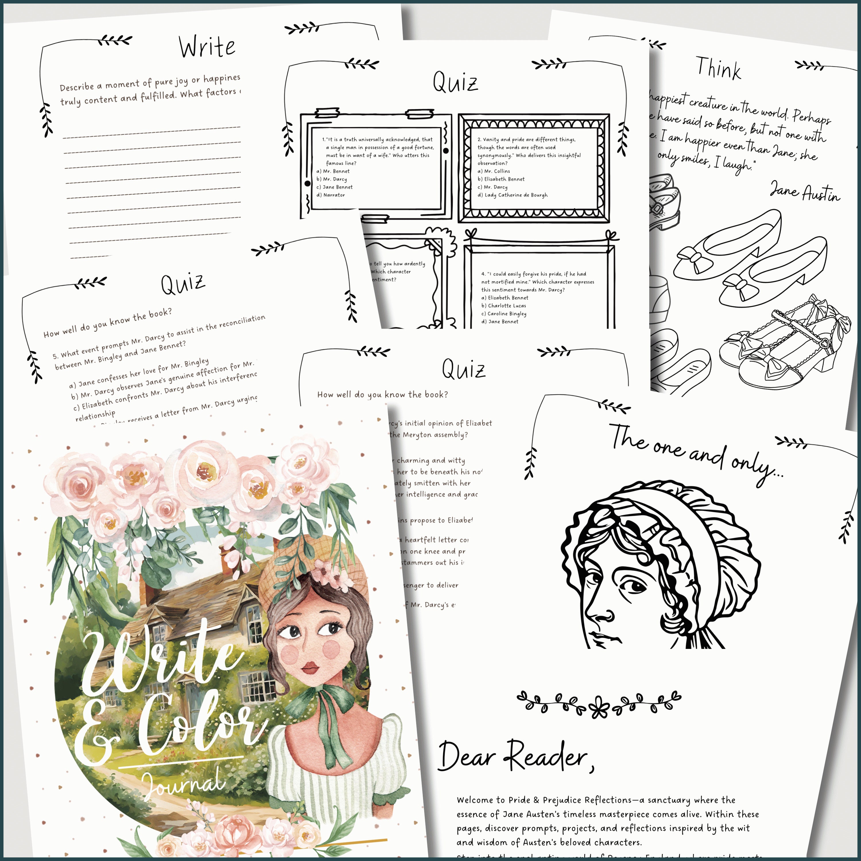 Pride and Prejudice Gift Pride and Prejudice Merch Pride and Prejudice ...