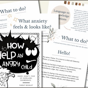 Selective Mutism Parent Resource Kids Anger Management Social Anxiety ...