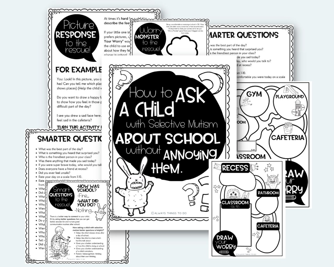 Social Anxiety Toolkit Selective Mutism IEP 504 Goals Selective Mutism ...