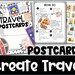 Travel Journal Postcards for Kids Travel Journal Printable Postcard ...