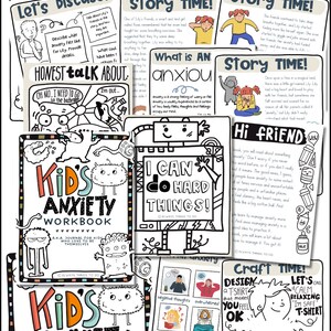 Anxiety Workbook for Kids Worry Worksheets Anxiety Worksheets for Kids ...