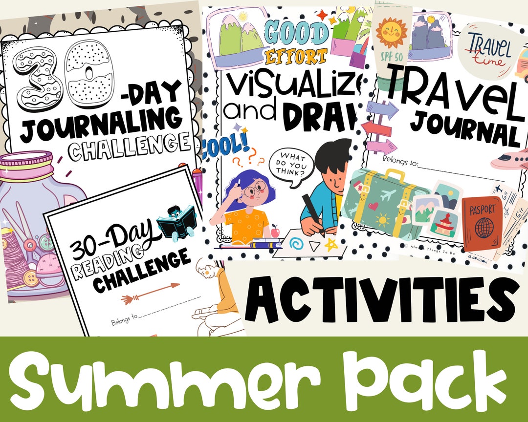 Summer Activities Pack Kids Summer Activities Printables Summer ...