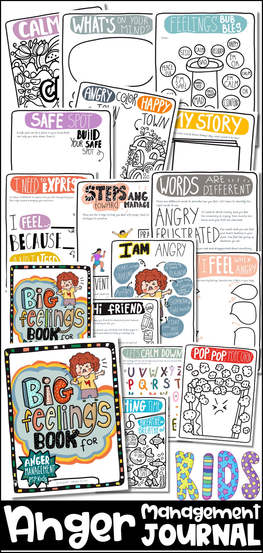 Kids Coping Skills Worksheets Coping Skills for Kids Coping Skills ...