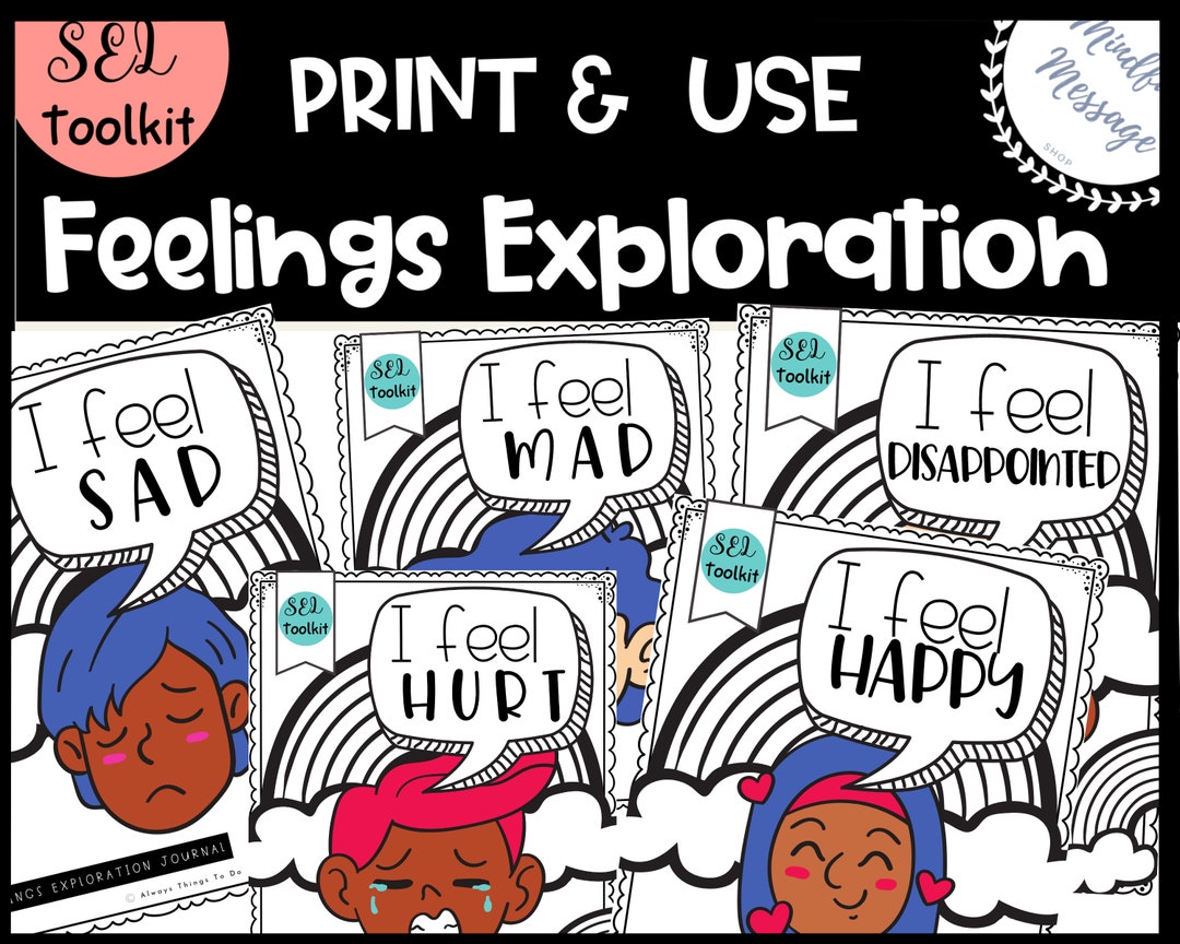 Feelings Printable Pack Feelings Journals Feelings Printables Feelings ...