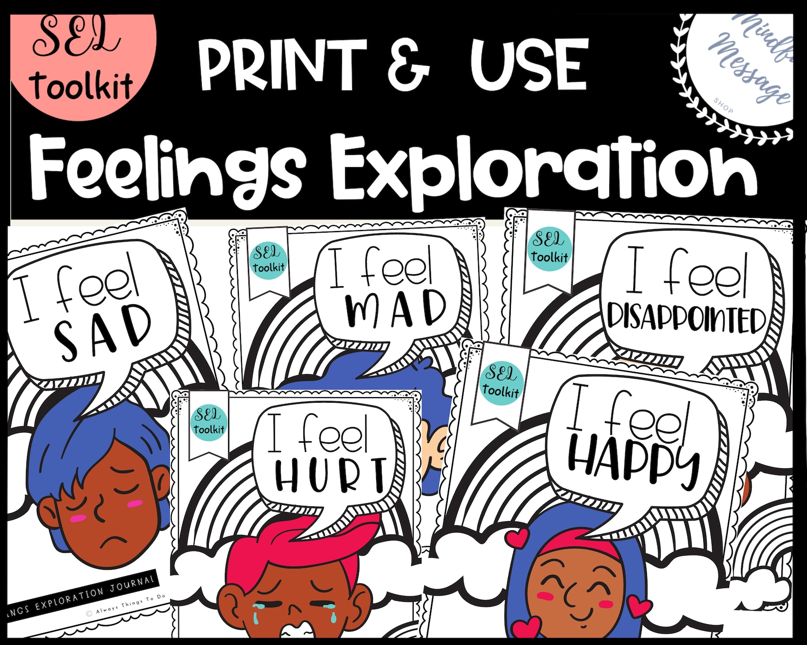 Feelings Printable Pack Feelings Journals Feelings Printables Feelings ...