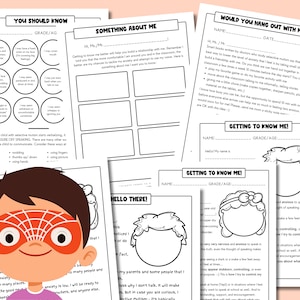 Selective Mutism Classroom Information Worksheet Selective Mutism Child ...