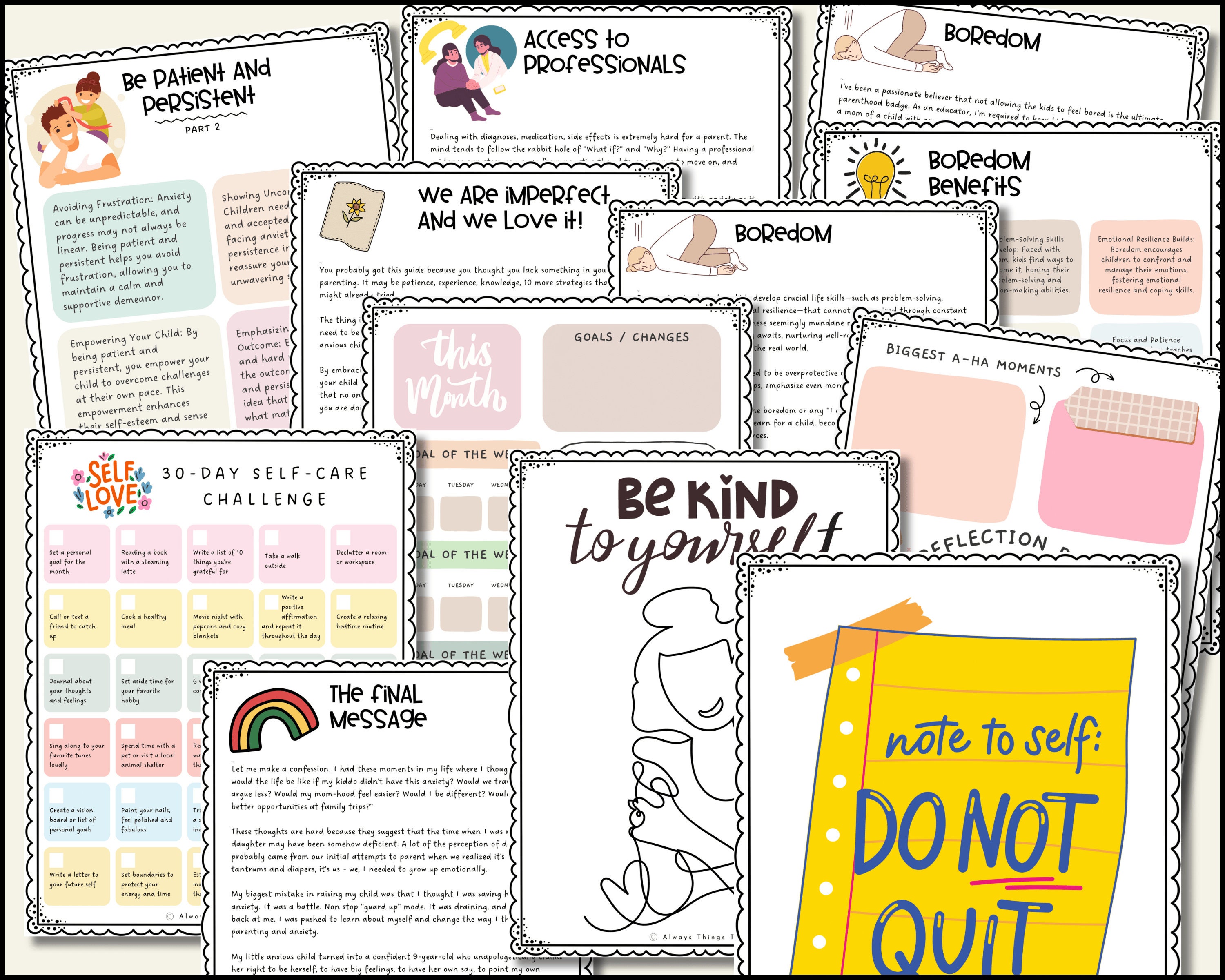 Parenting Worksheets Anxiety Kids Parents Tips for Raising a Child With ...