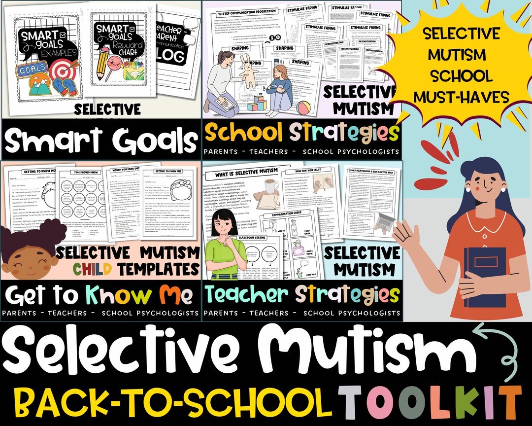 Selective Mutism Back to School Pack for Teachers Selective Mutism ...