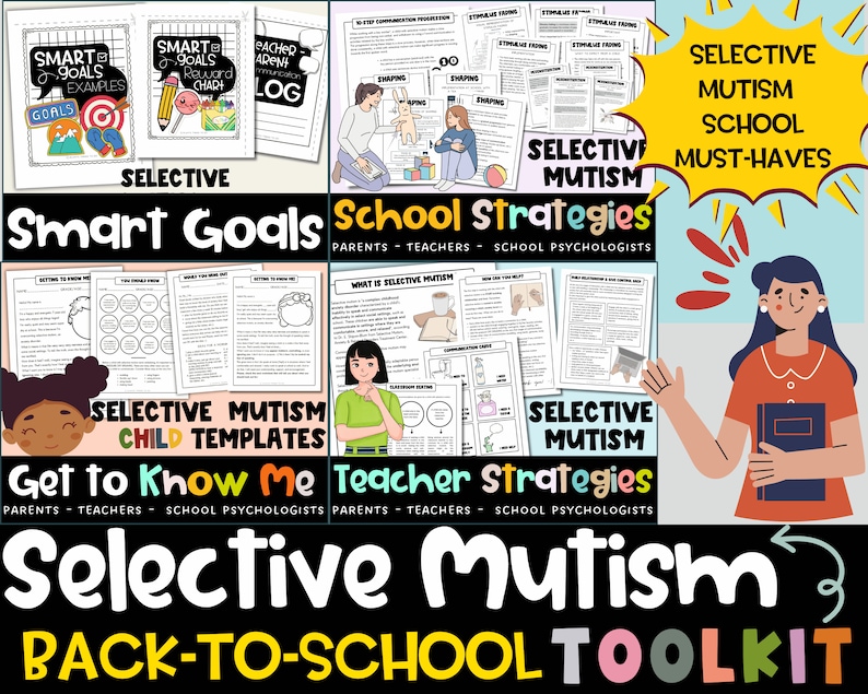 Selective Mutism Back to School Pack for Teachers Selective Mutism ...
