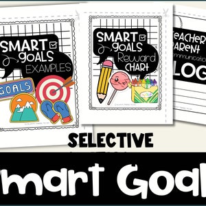 Selective Mutism Chart Selective Mutism Smart Goals Selective - Etsy