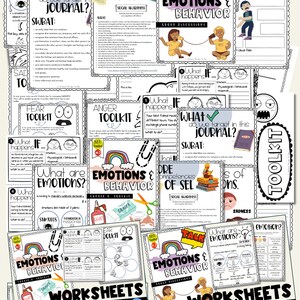 Emotions and the Body Kit Emotions Toolkit for Kids Feelings Pack Kids ...