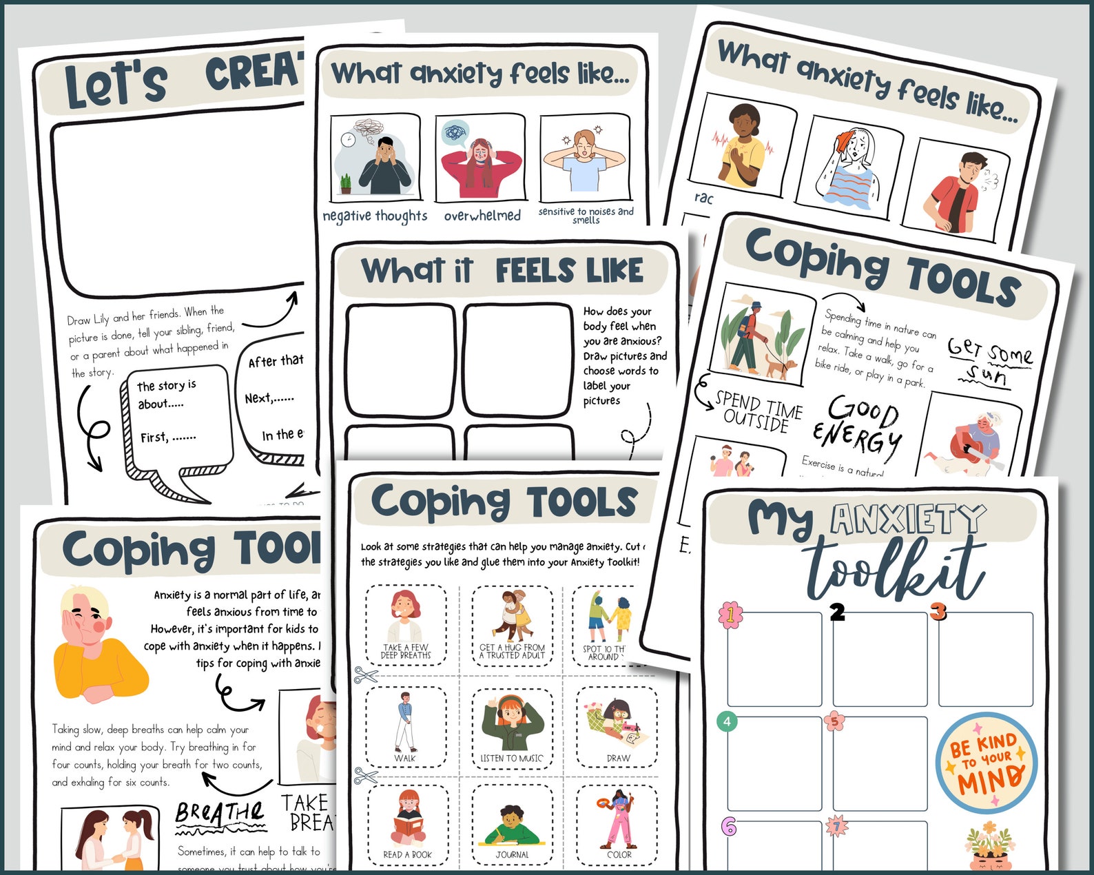 Kids Mental Health Printable Check in Mental Health Journal Kids Mental ...