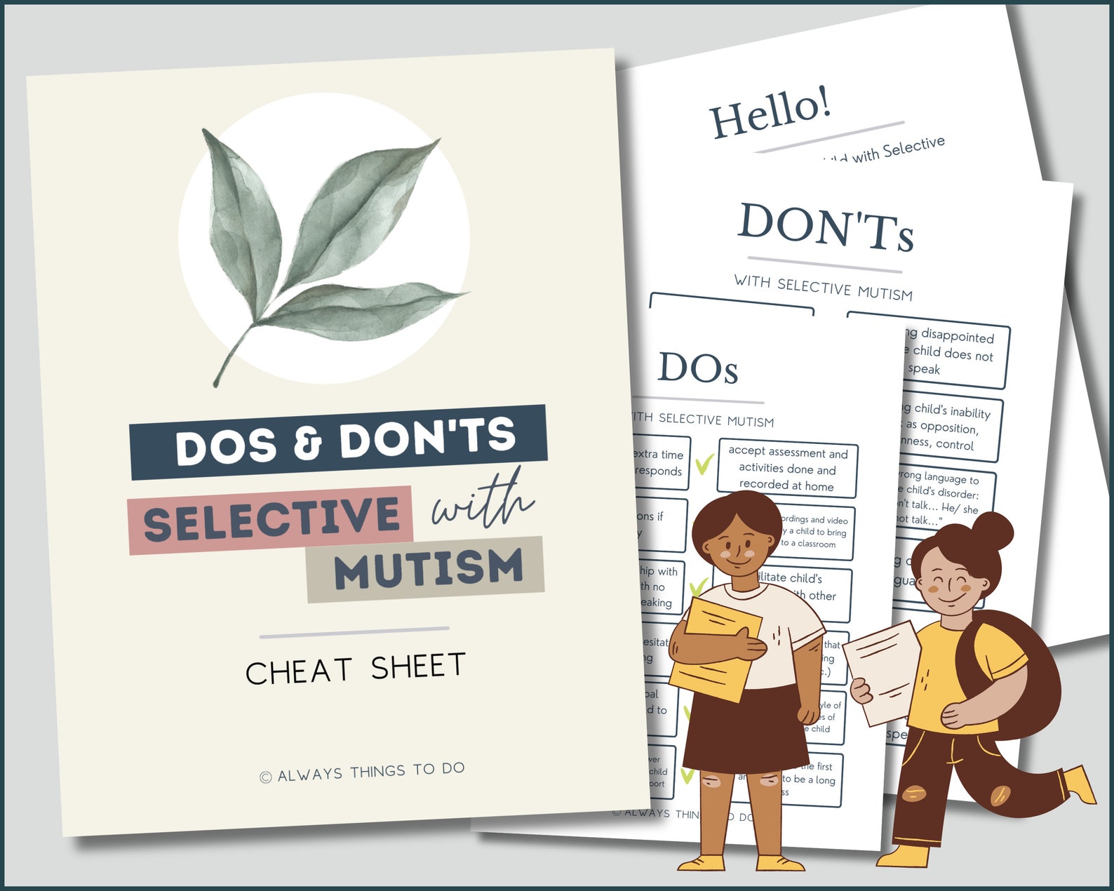 Selective Mutism Dos and Don'ts Selective Mutism Information Guide ...