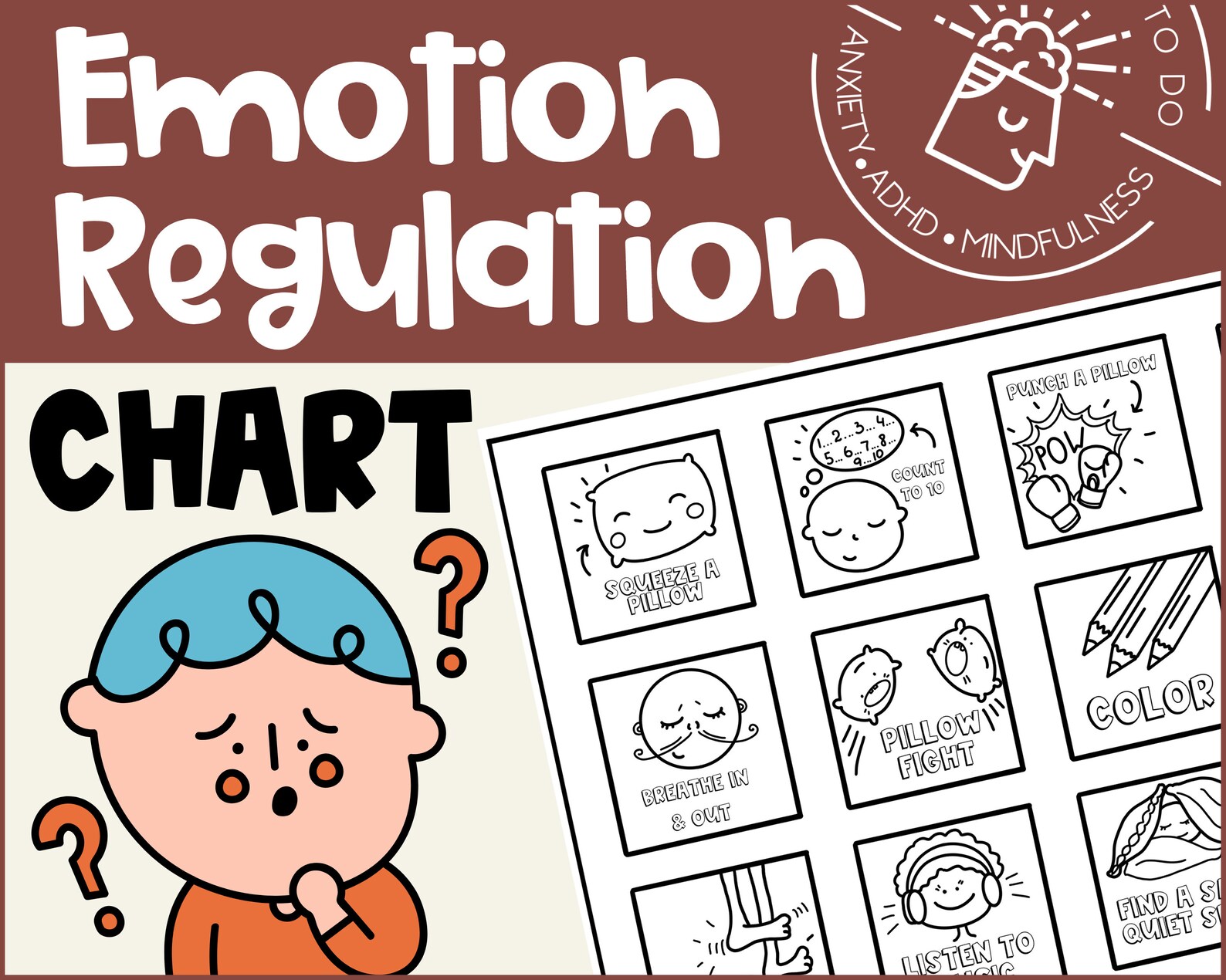 Emotional Regulation Poster for Kids Emotional Regulation Kids Chart ...