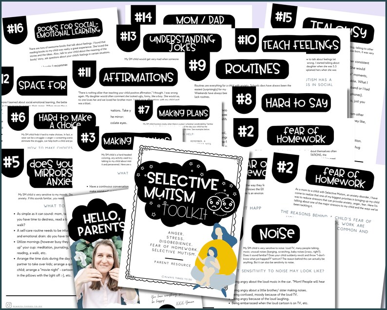 Selective Mutism Parent Strategies Kids Social Anxiety Parent ...