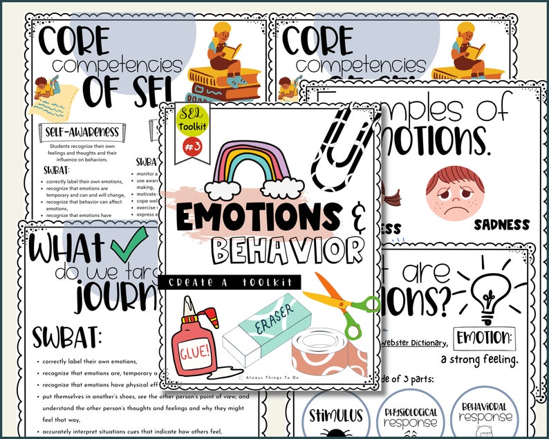 Kids Emotional Regulation Worksheets Kids Emotional Regulation Toolkit ...