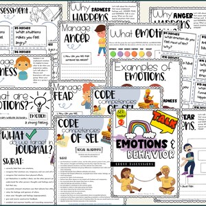 Emotions and the Body Kit Emotions Toolkit for Kids Feelings Pack Kids ...