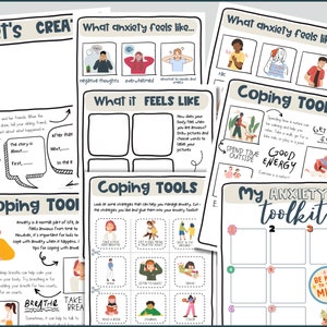 Anxiety Workbook for Kids Worry Worksheets Anxiety Worksheets for Kids ...