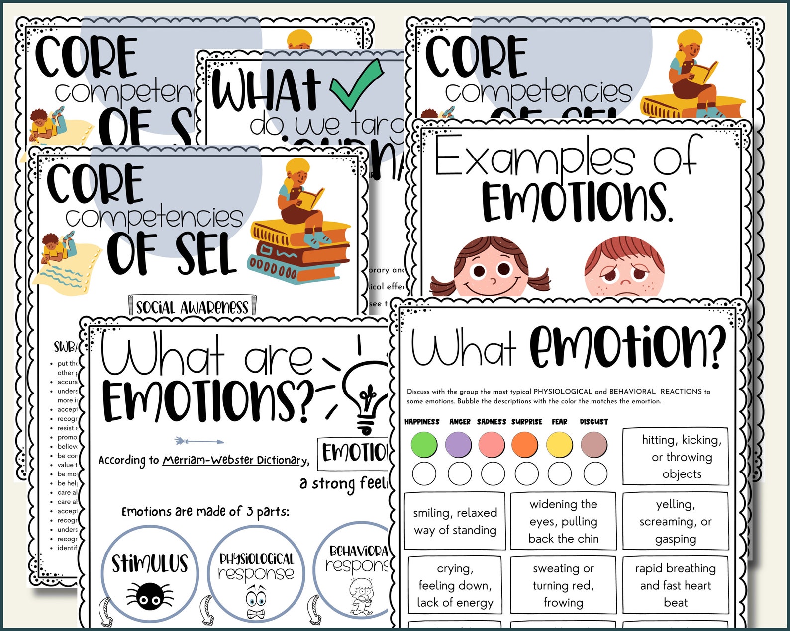 Emotions Activity Emotions and the Body Worksheets Kids Emotions ...