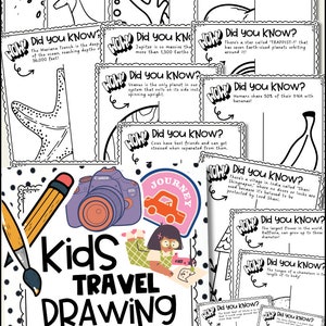 Kids Travel Journal Drawing Activities Travel Journal Kids Drawing ...