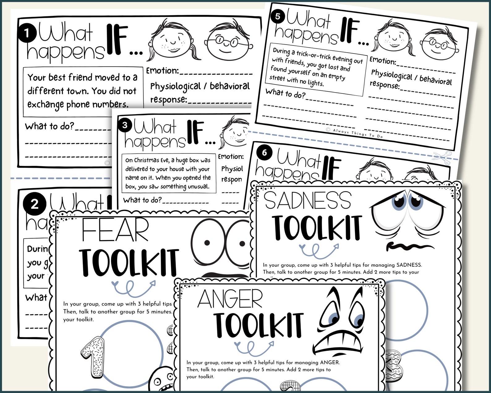 Emotions and the Body Kit Emotions Toolkit for Kids Feelings Pack Kids ...