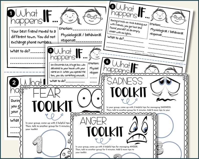 Emotions and the Body Kit Emotions Toolkit for Kids Feelings Pack Kids ...