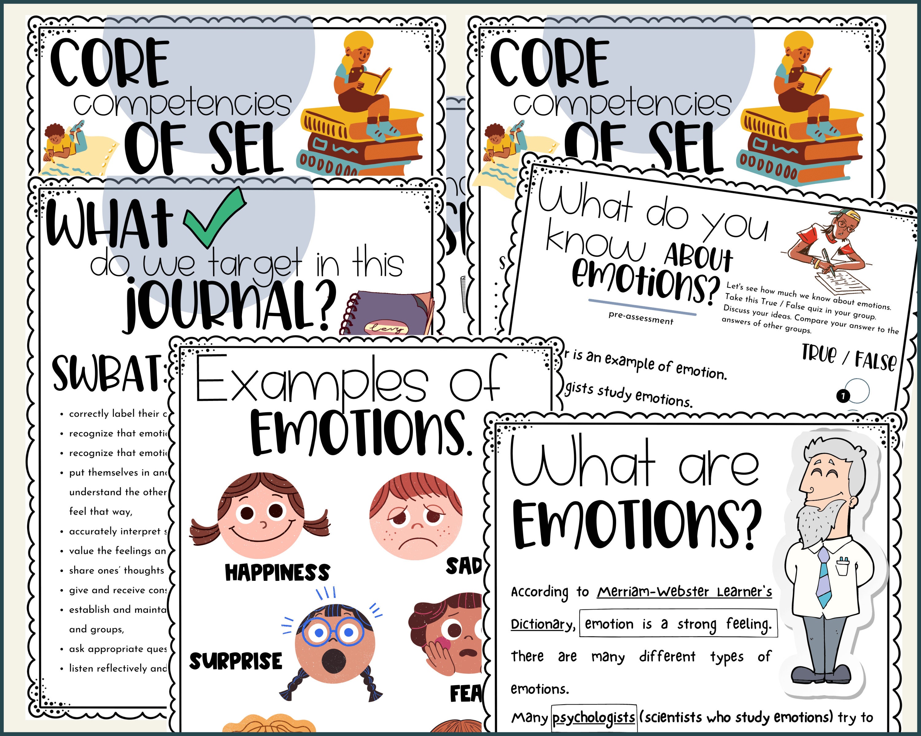 Emotions and the Body Kit Emotions Toolkit for Kids Feelings Pack Kids ...