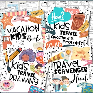 Travel Journal Kit Travel Journal Activities for Kids Travel Journal ...